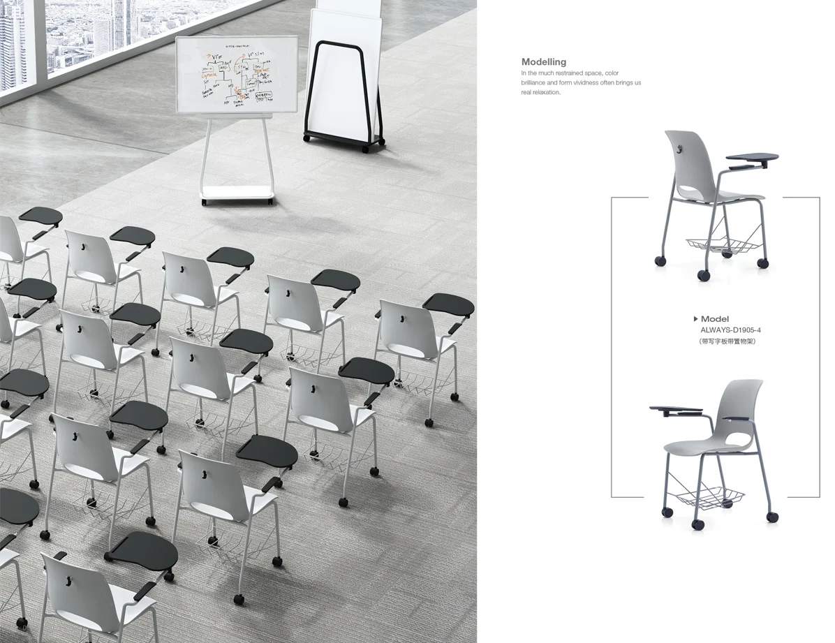 School Project Plastic Training Room Chair Modern Design Plastic Chair ...