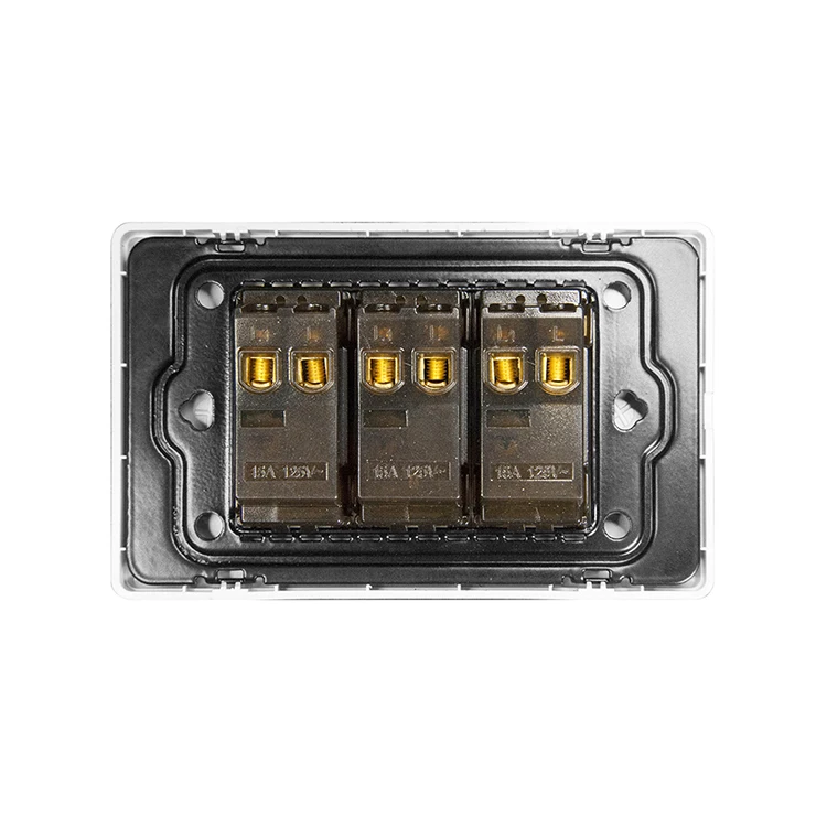 Golden Wall 3 Gang 1 Way Switch Board Electric Switches For Home - Buy ...