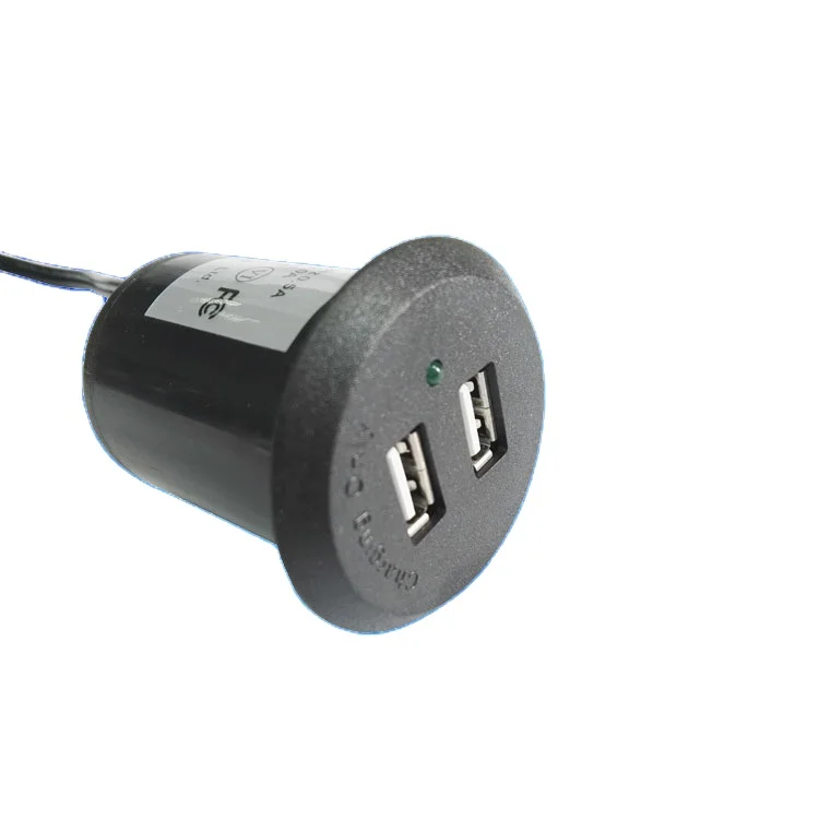Charger Only Usb Furniture Office Desktop Hidden Socket Round Usb ...