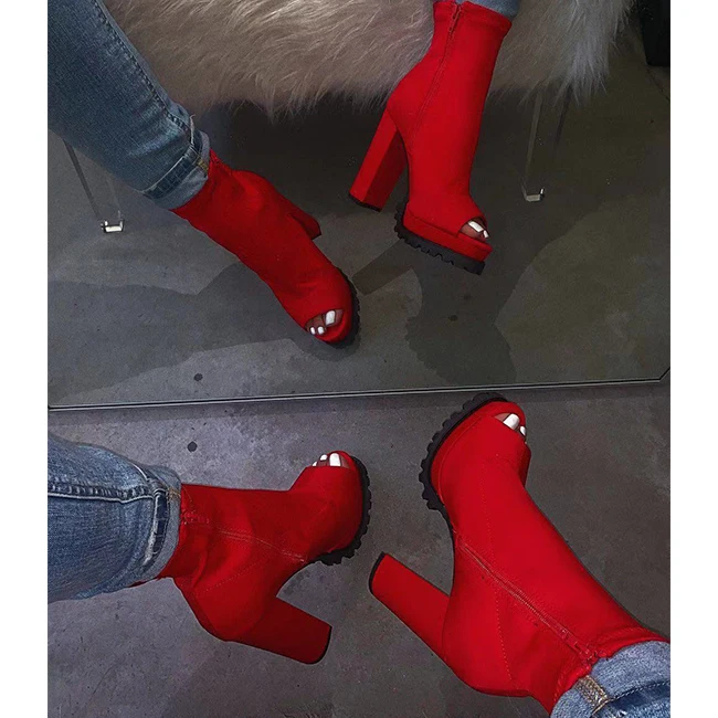 Sexy Red Base Color Boots Women Shoes 2021 Big Size 11 - Buy Boots ...