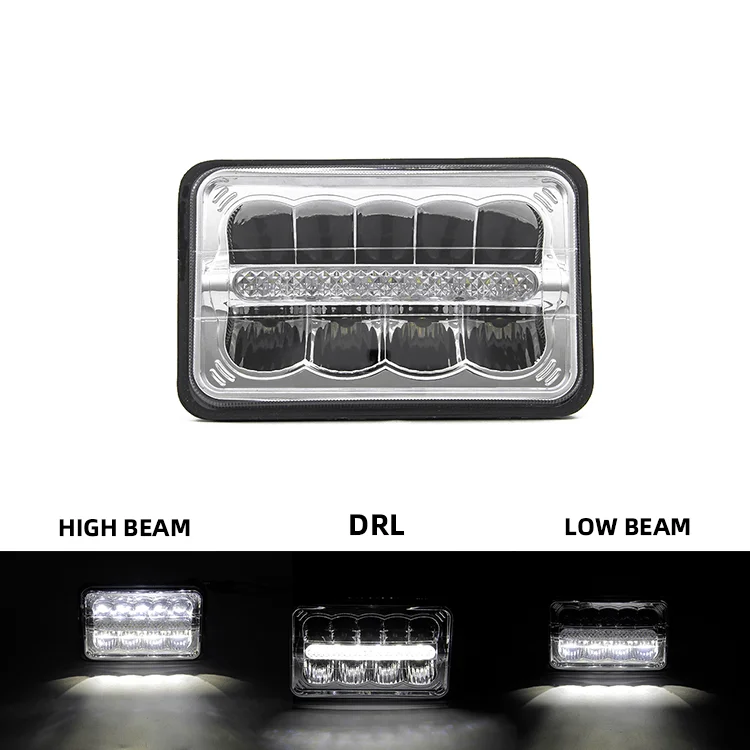 High Quality 4x6 Inch Headlight Truck Square Headlight 4x6" Rectangle ...