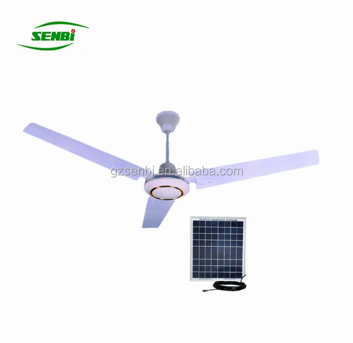 56'' Brushless Cooling Solar Powered Bldc Ceiling Fan Motor With Remote ...