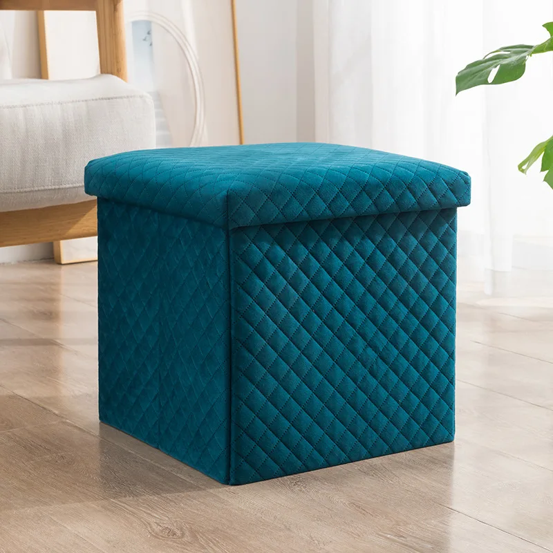 Multi Functional Storage Stool Movable Storage Small Sofa Stool Folding ...