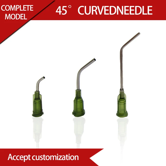 Curved Syringe End Glue Tip Syringes Adhesive Ejector 45 Degree ...