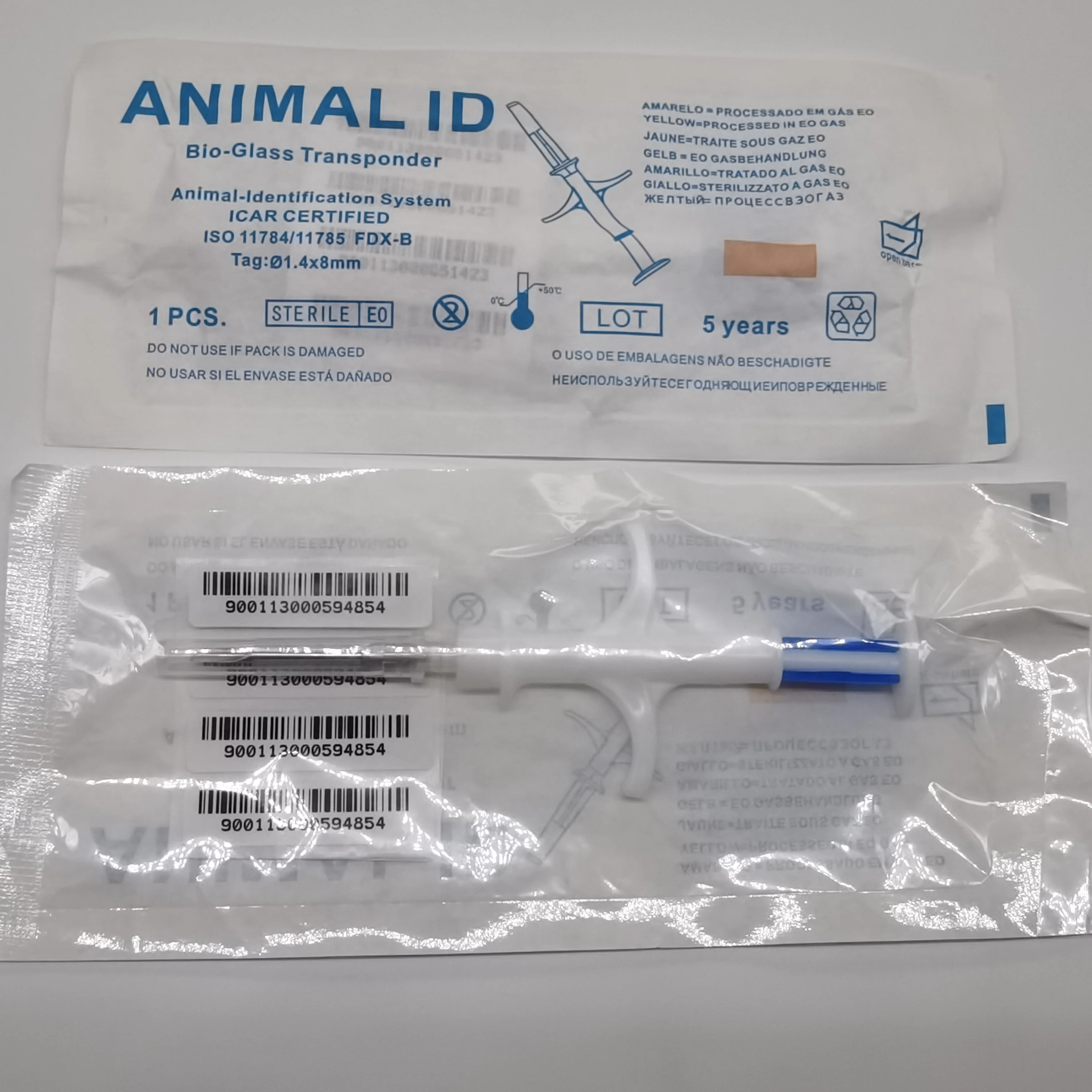 Fdx-b rfid identificación seguimiento microchip para pescado/perro/bird ...