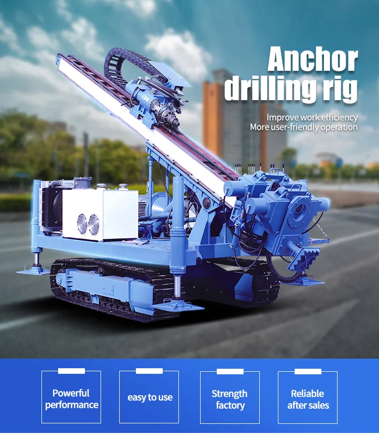 200m Depth 200mm Soil Nail Rotary Anchor Mining Drilling Machine - Buy ...