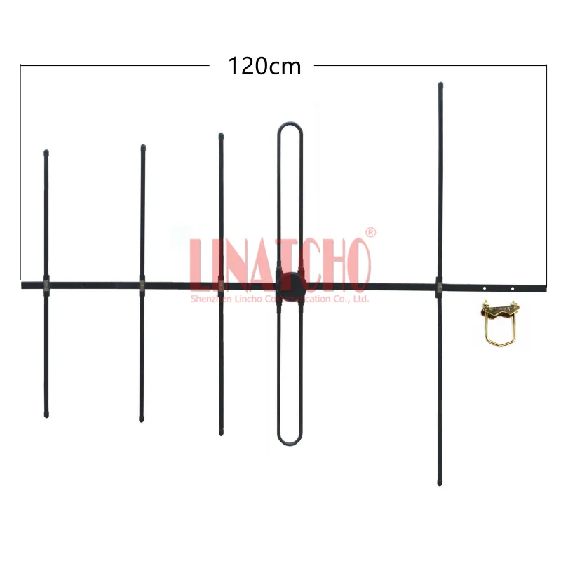 Black Detachable 5 Elements Lightweight 150mhz Vhf Yagi Antenna - Buy ...