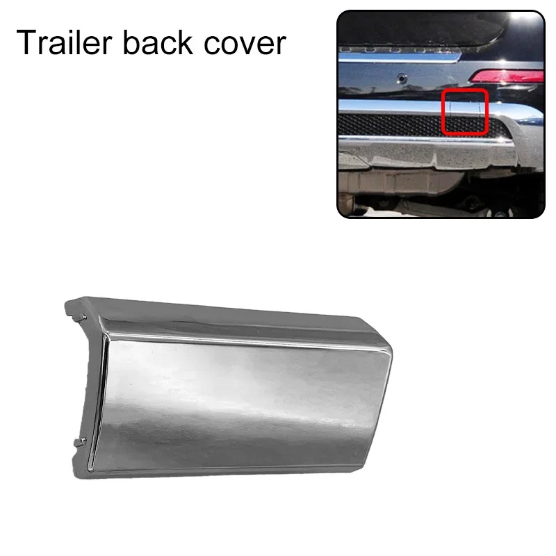 Used Chrome Front & Rear Bumper Tow Eye Hook Cover for Mercedes Benz ...