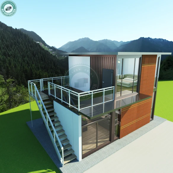 2 Floor Container Office - Flatpack Modular Solution