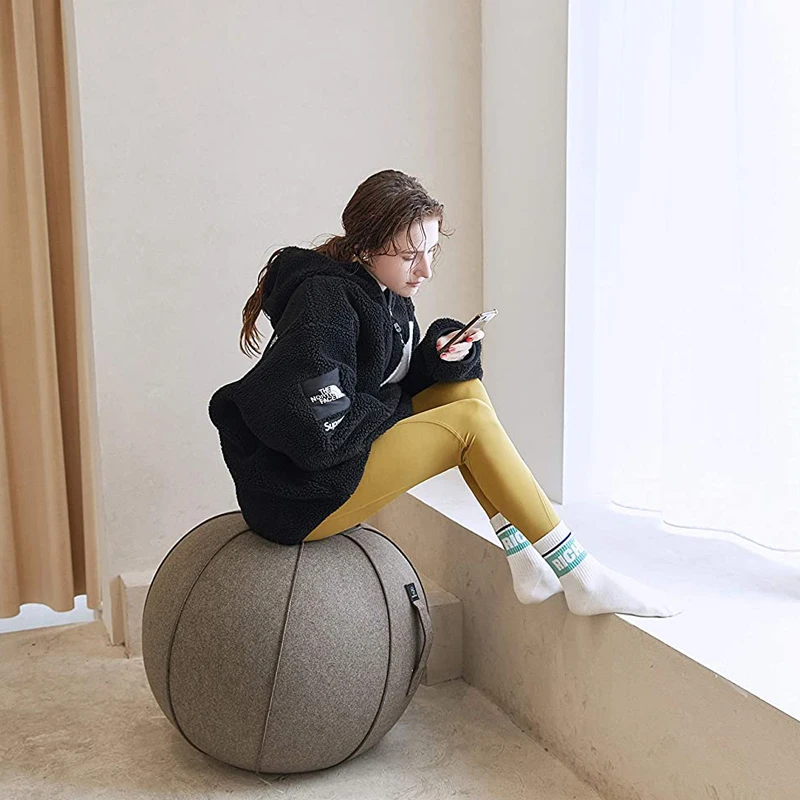 65cm Linen Exercise Ball Cover - Balance & Yoga Ball Protector