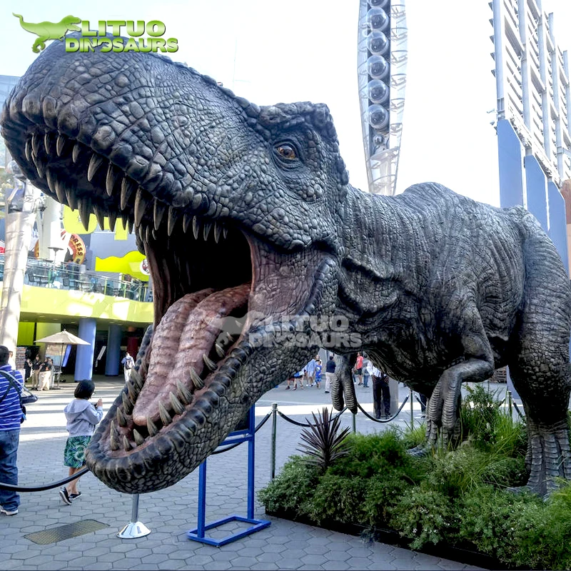 Fiberglass Dinosaur T-Rex Statue for Sale - Lifelike & Durable