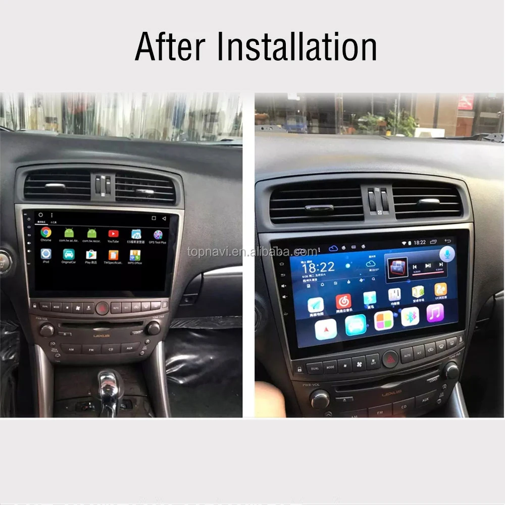 4g 64g Car Radio Video Player For 2005 2012 Lexus Is250 Is350 Is300 ...