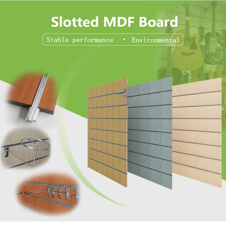 1220x2440mm 15 16 17 18mm Panel Un Lado Diferentes Colores T Ranurado ...