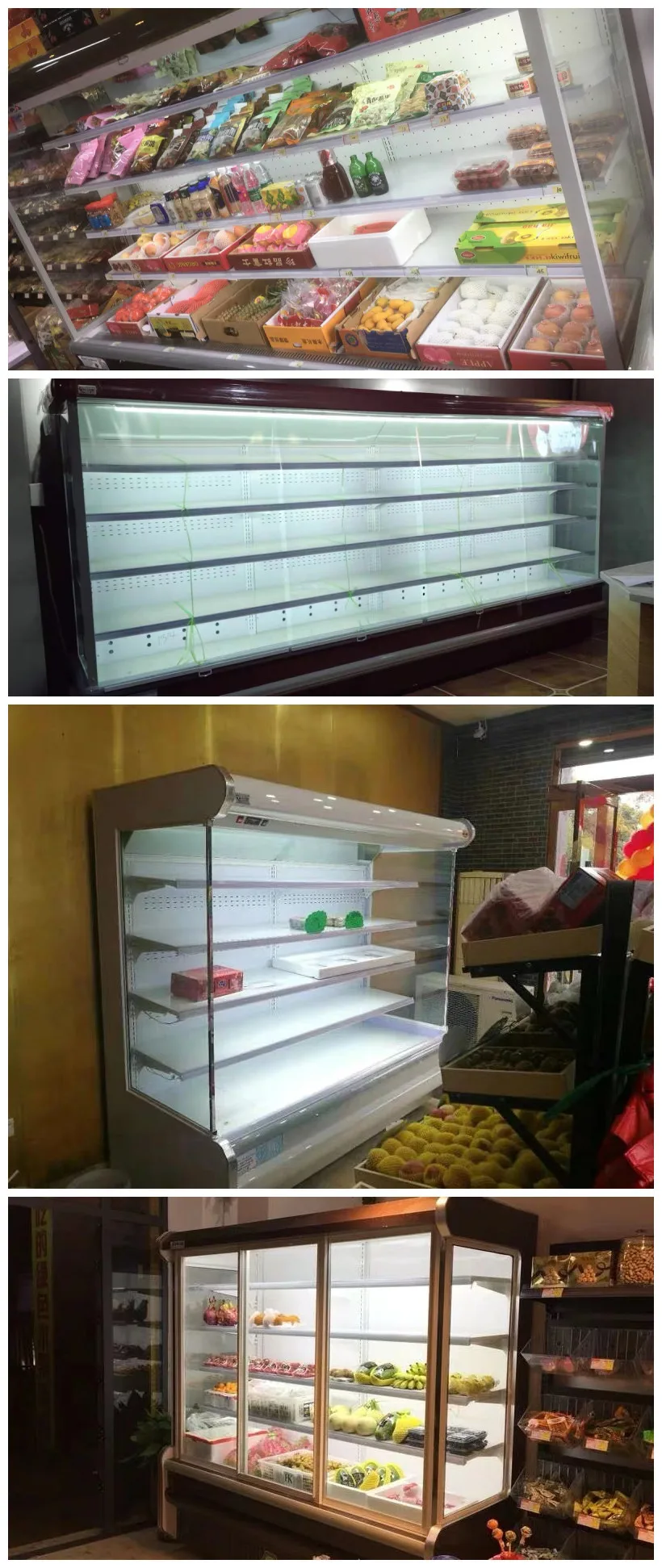 Supermarket Convenience Store Beverage Cooler/multideck Open Chiller ...