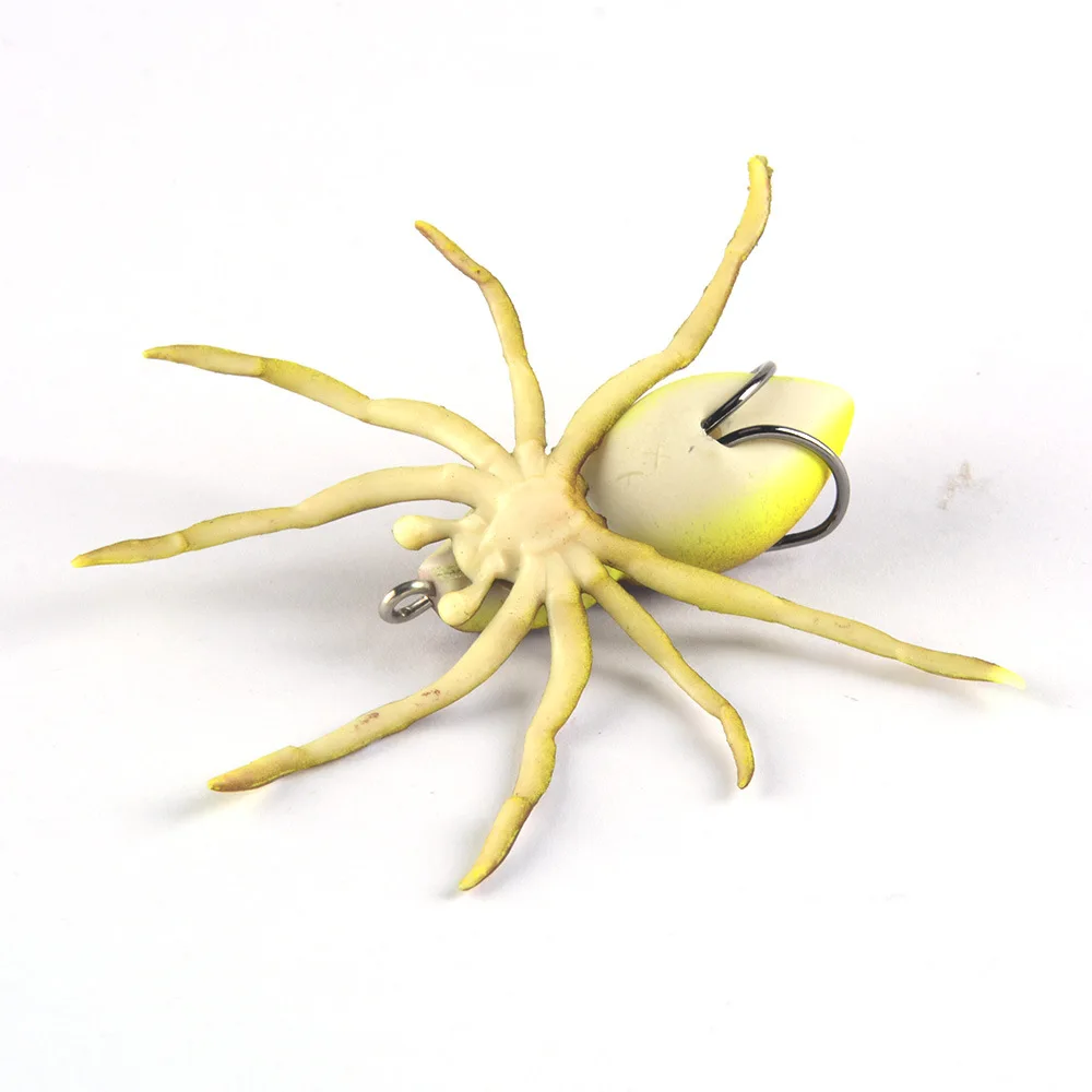 Gorgons New 80mm 7g Spider Soft Lures Simulation Baits Striped Bass ...