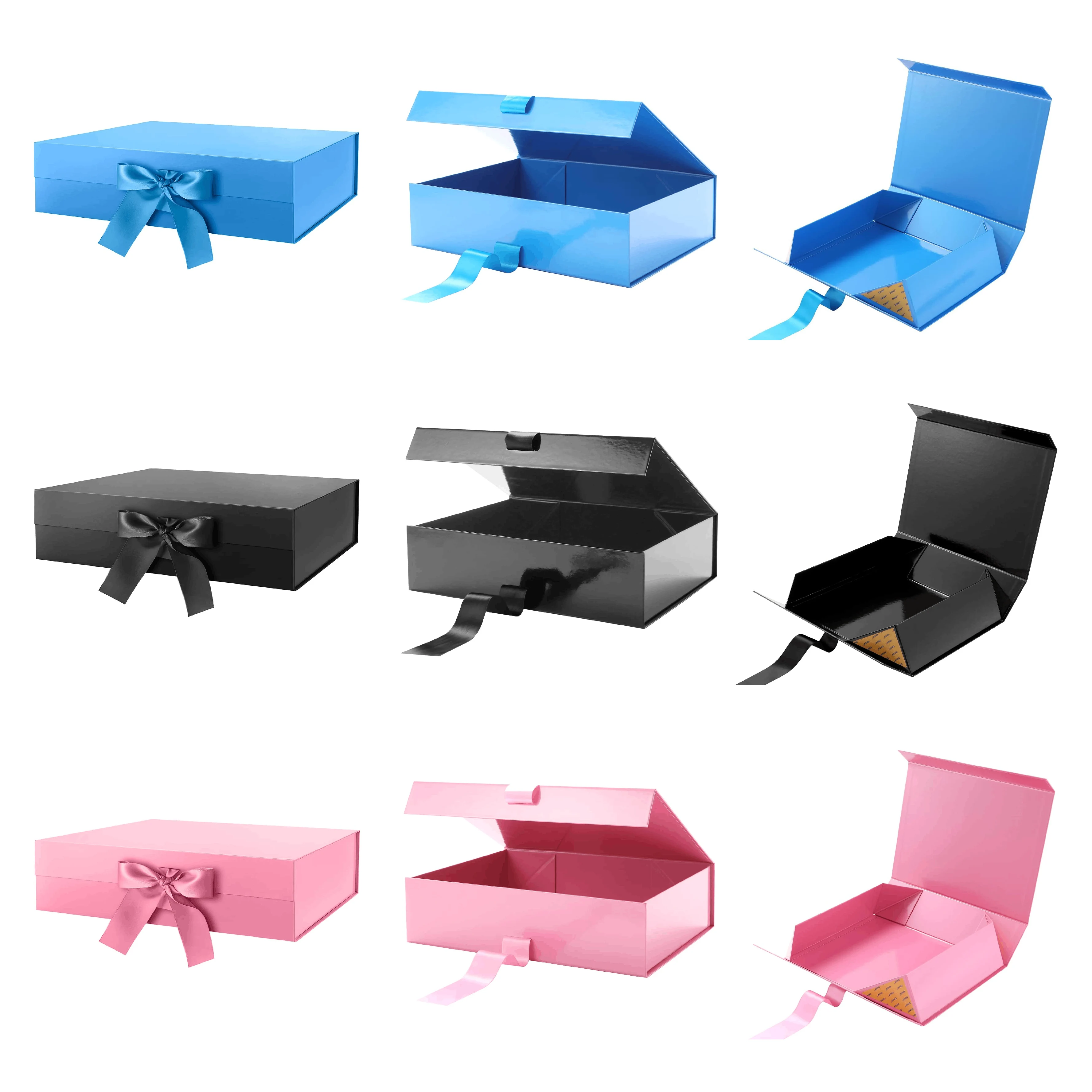 Foldable Magnetic Gift Box - Luxury Customizable Packaging