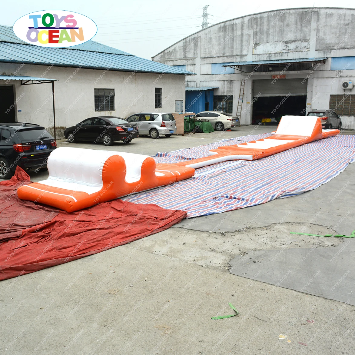 Commercial Mini Swimming Pool Water Obstacle Course Kids Inflatable ...