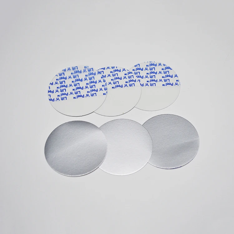 Lift N Peel Induction Aluminum Foil Cap Seal Liner Wad