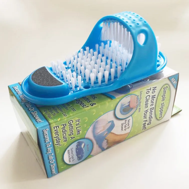 Foot Scrubber Feet Shower Spas Cleaning Brush Plastic Bathroom Shoe ...