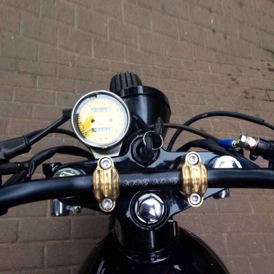 Motorcycle Parts Brass Handlebar Risers Clamps For Harley Aftermarket ...