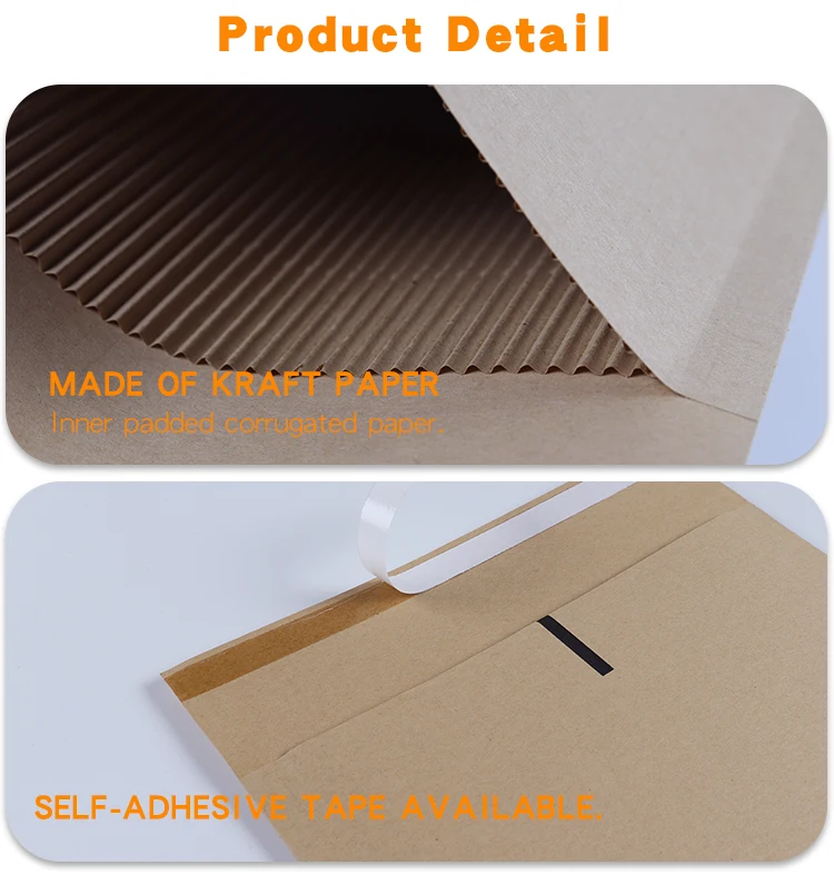 Eco Friendly Rigid Courier Shipping Waybill Pouch Document Packaging ...