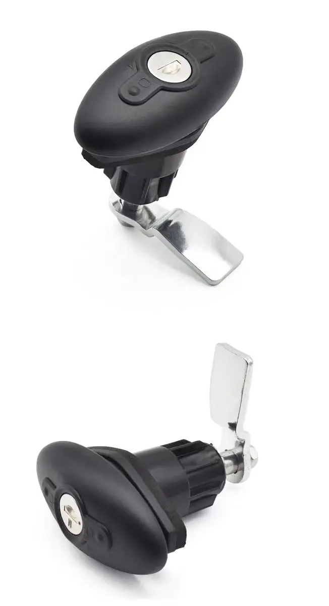 Motorhome Cabin Door Lock with Elliptical Handle Rotary Compression ...