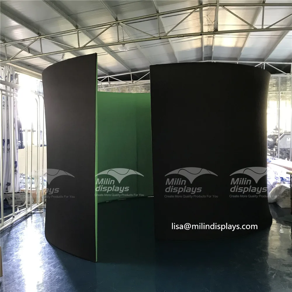 2021 Newest Chroma Green Screen 360 Vogue Booth Backdrop