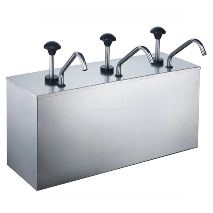 Stainless Steel Food Pump Chocolate Sauce Pump With Syrup Dispenser ...