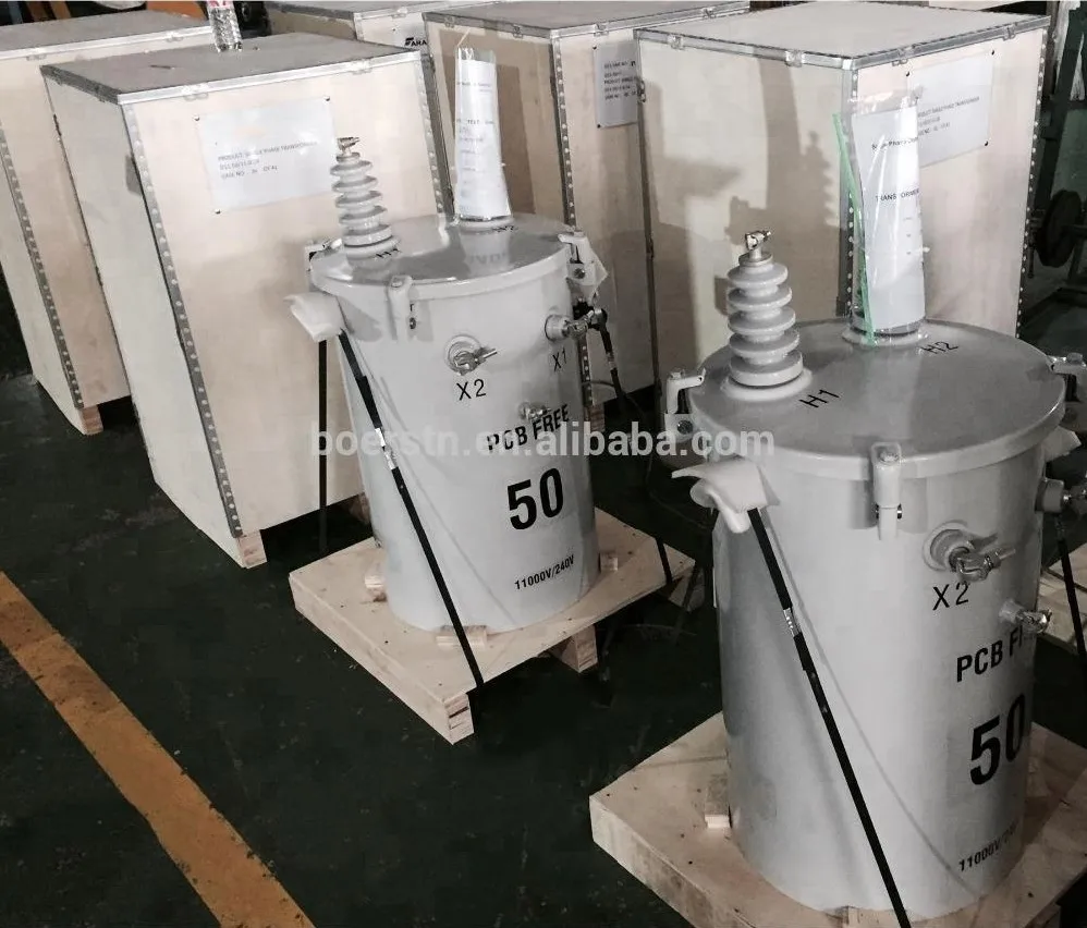 Pole Mounted Conventional Type Single Phase Power Transformers