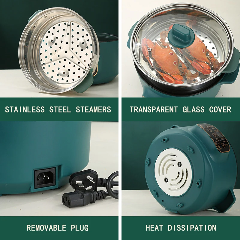 Multi-functional Smart Electric Cooking Pot - Portable & Efficient