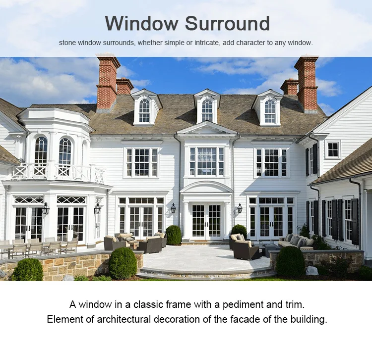 Custom Exterior Stone Window and Door Sill Design