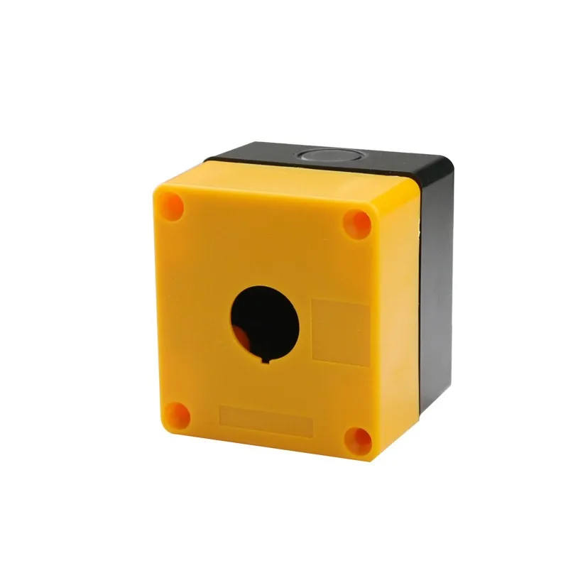 Single Hole Button Box - Emergency Stop Switch Plastic Box