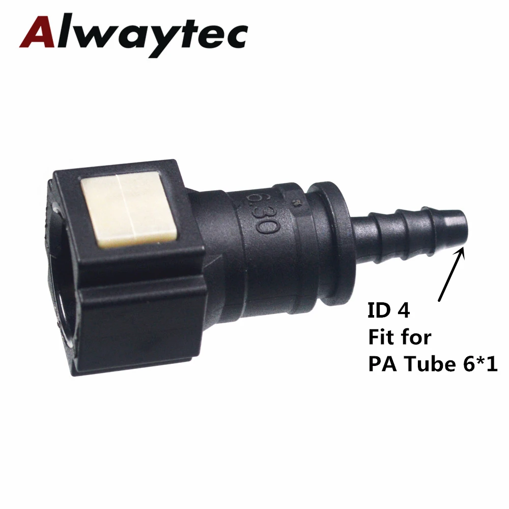6.3mm Sae 1/4 Fuel Line Adapter Connector Voor Automotive Auto ...