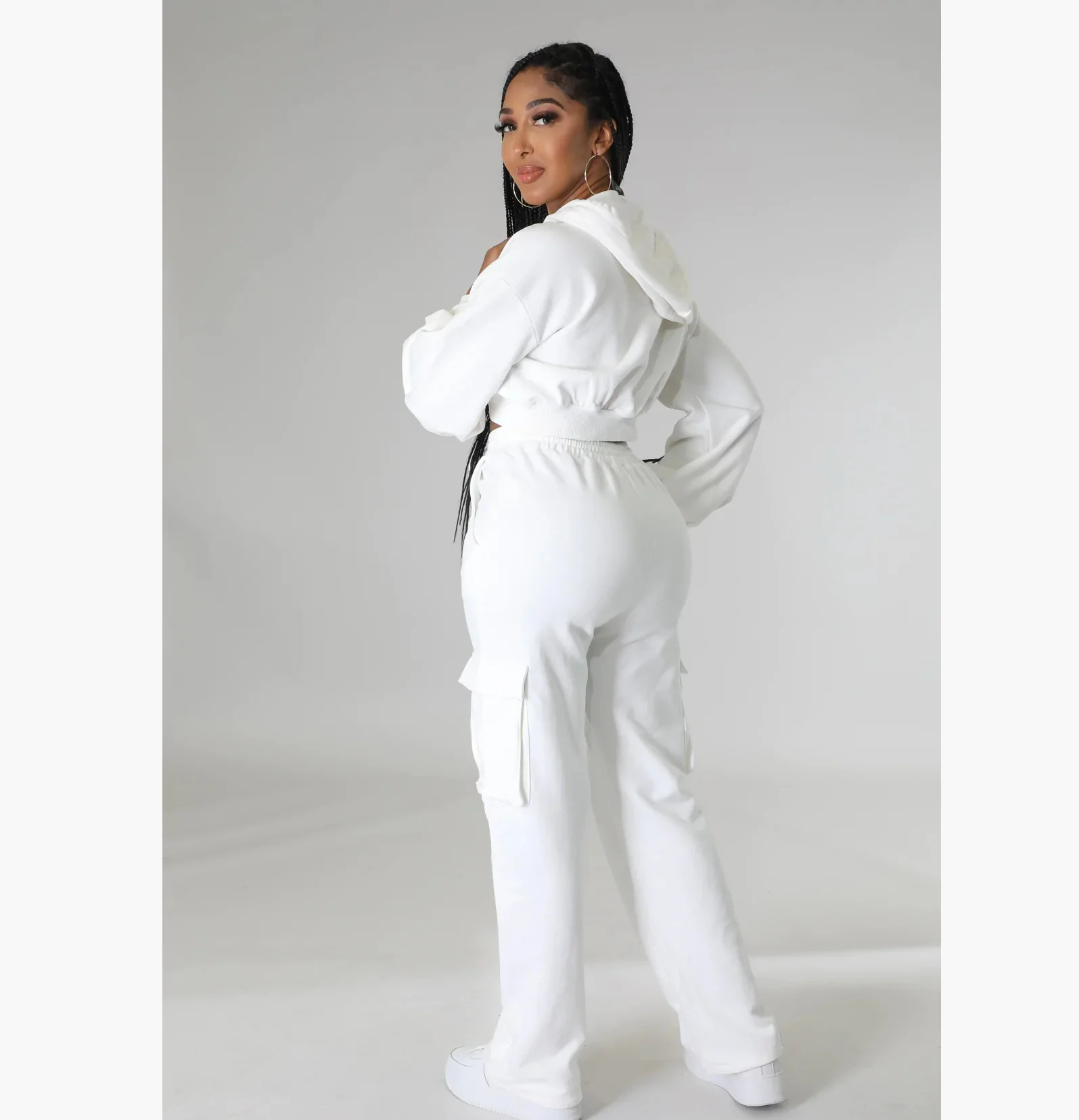 Custom High Quality Terylene Cotton Blend Hooded Sweatshirt