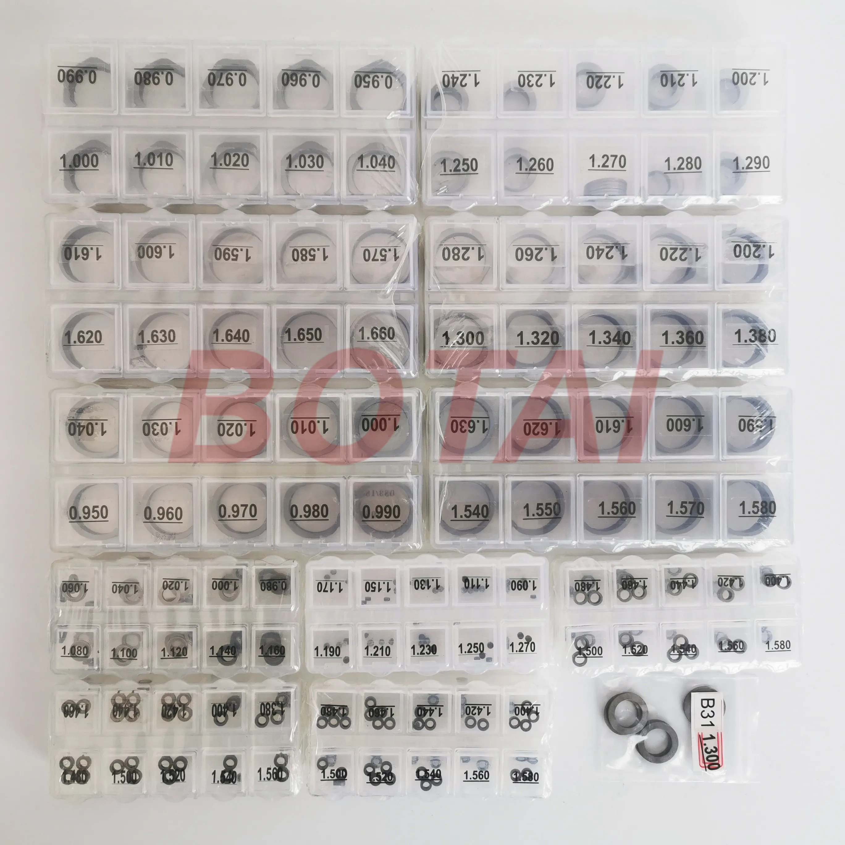 High Accuracy Adjusting Shims 555pcs Common Rail Injector Gasket Diesel ...