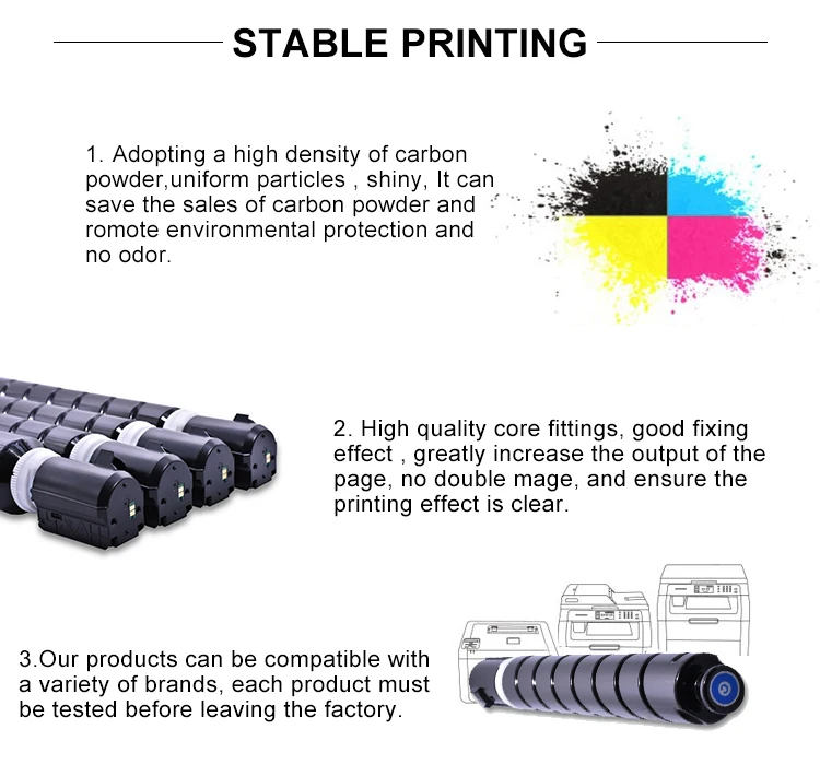 Compatible Npg-66 Gpr-52 C-exv48 Color Toner For Canon Ir C1325 C1335 ...