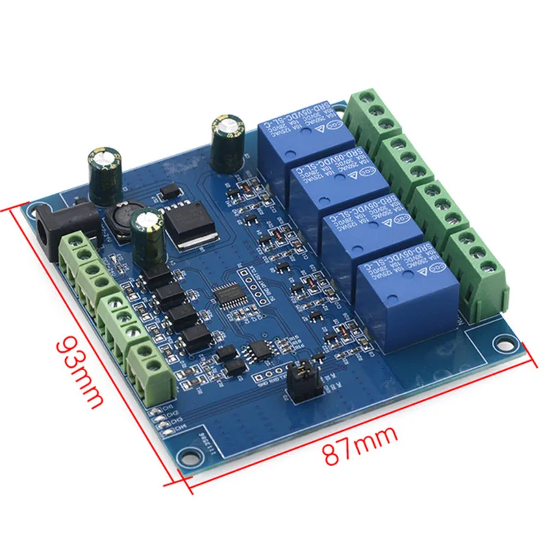 Modbus-rtu7-24v2-way 4-way Relay Module Switching Input And Output ...
