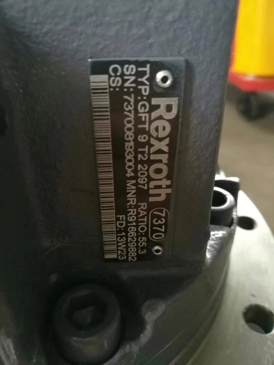 Excavator GFT7T2 Final Drive Rexroth GFT 7 T2 Travel Motor