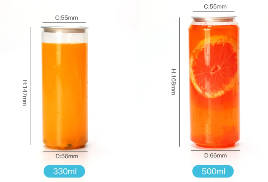 Hot Selling Plastic Soft Drink Can - Clear & Easy Open