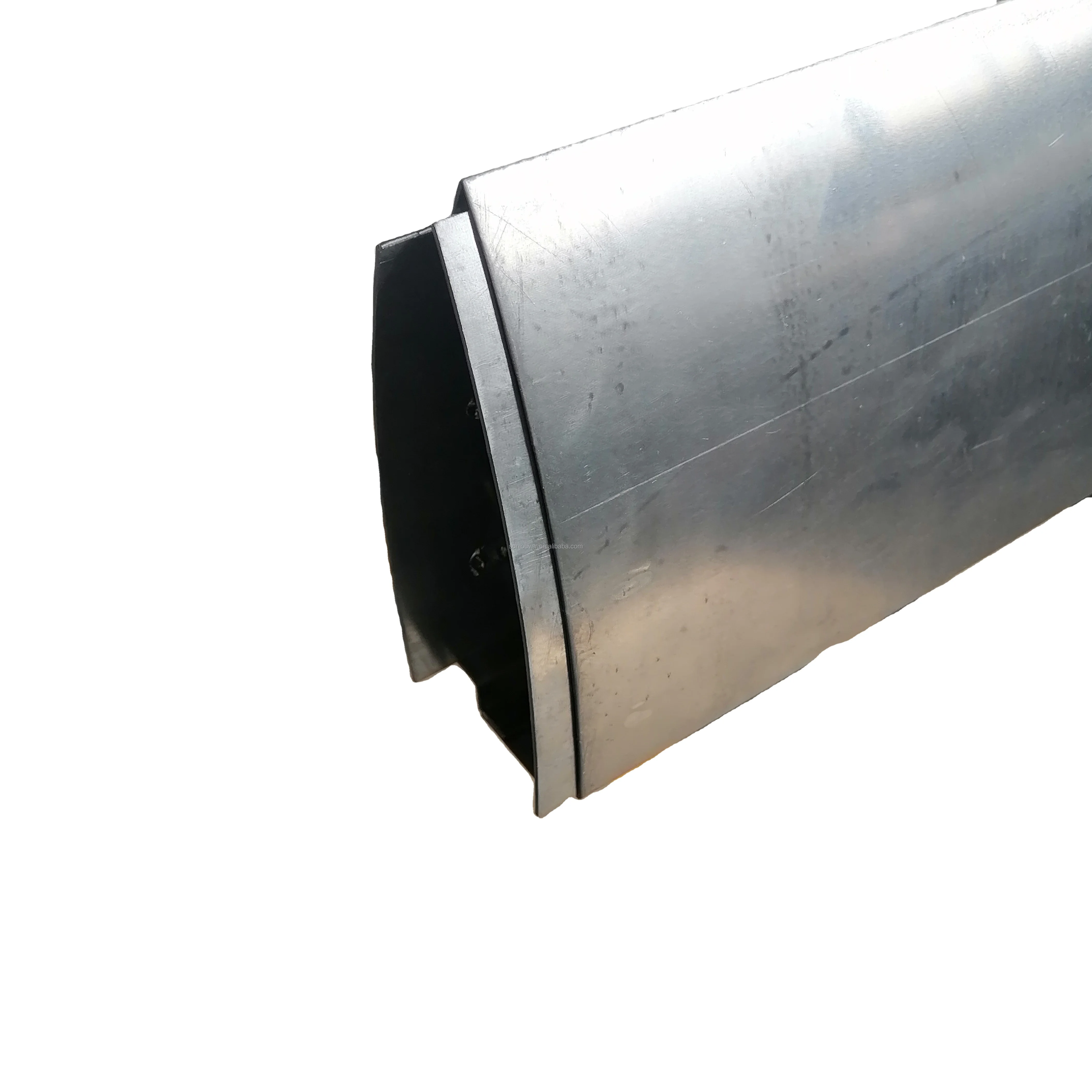 Aluminum Acoustic Horizontal Installed Curved Shape Facade Louver