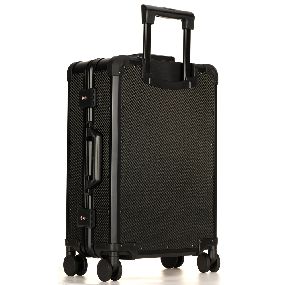 Luxury Real Carbon Fiber Luggage - TSA Lock & Spinner Caster
