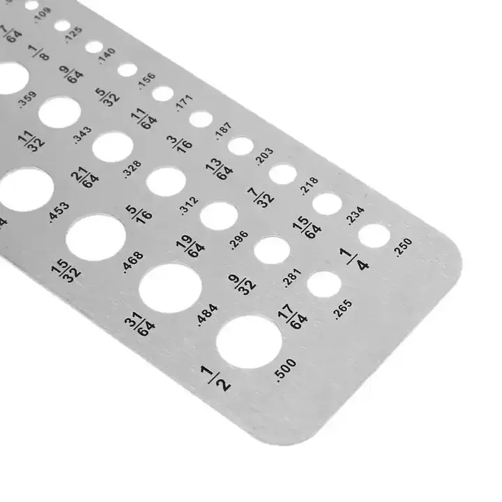 Stainless Steel Drill Gauges For 1/16 Inch To Inch Size Bits & Wire ...