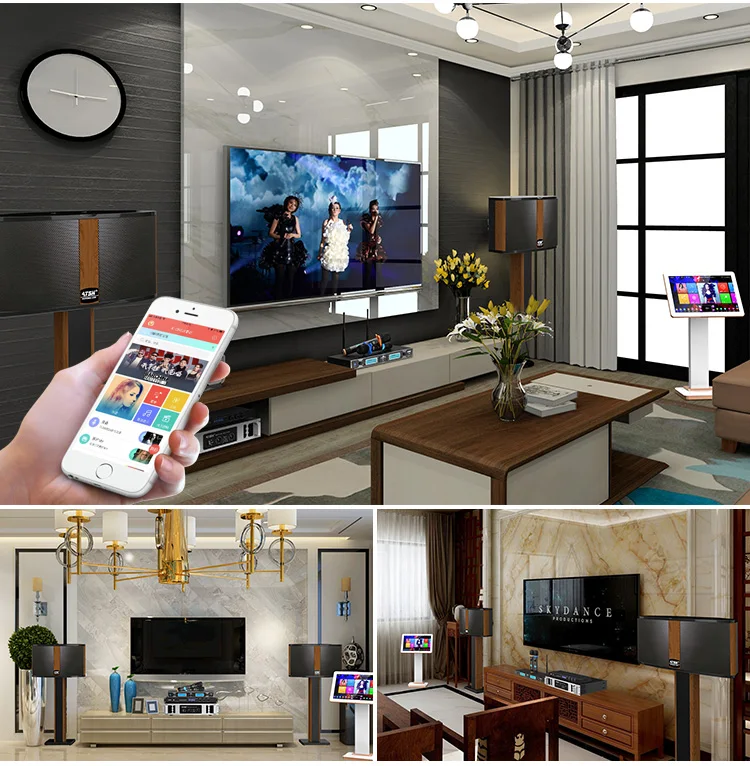 China Factory Family Ktv Audio Set Home Living Room Karaoke Home ...