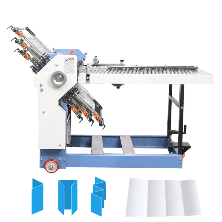 Economic Brochure Folding Machine - Zigzag Fold Paper Folder