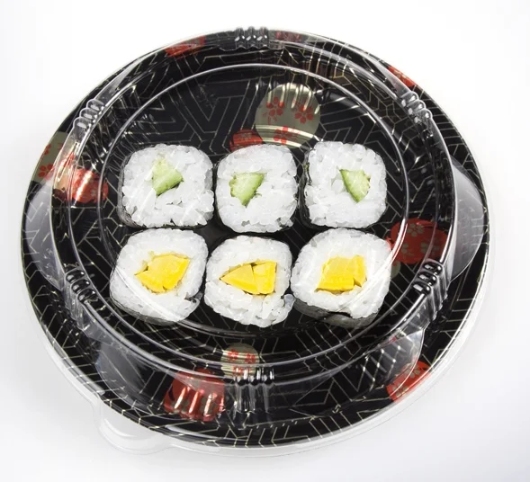 Eco-friendly Ps/bops Round Shape Sushi Take Out Container - Buy Round ...