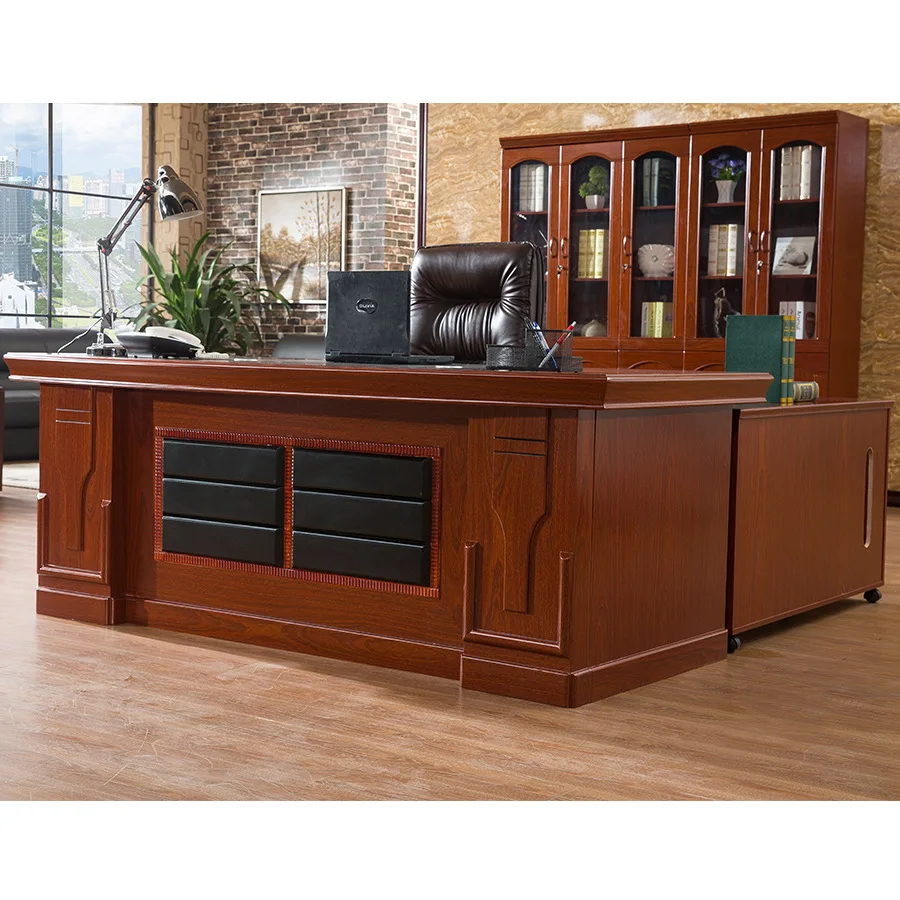 Shop Our Wooden Veneer Office Table Designs - Eco-Friendly & Stylish
