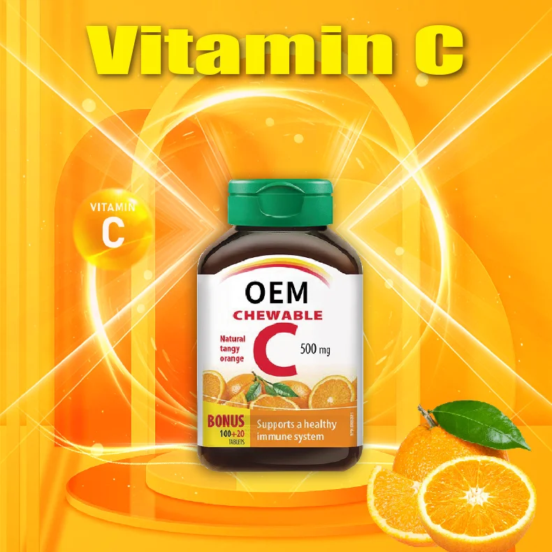 Immunity-enhancement Vitamin C 500mg 1000mg Tablet For Skin Whitening ...