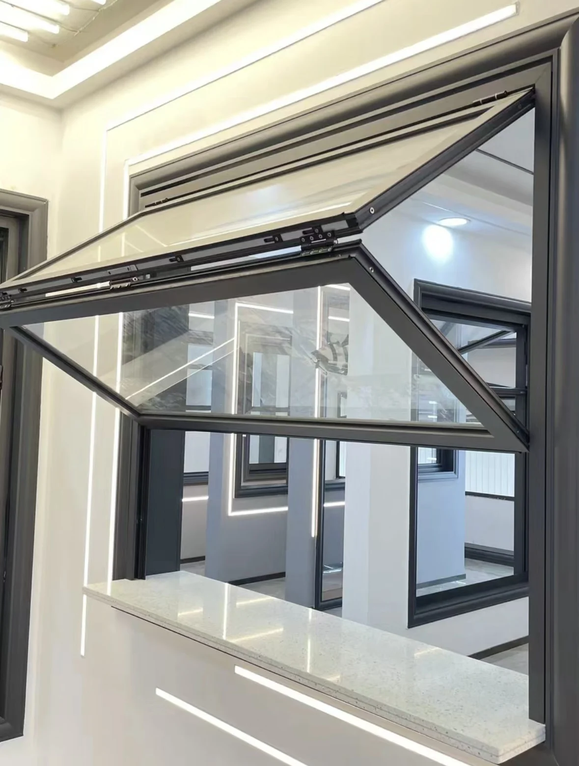 Customizable Diverse Folding Windows Louver Curtain Type Vertical ...