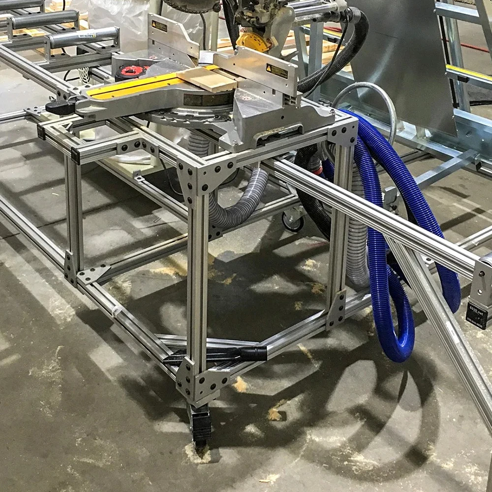 Custom Aluminum Profile Framing for Production Machine for Design and ...