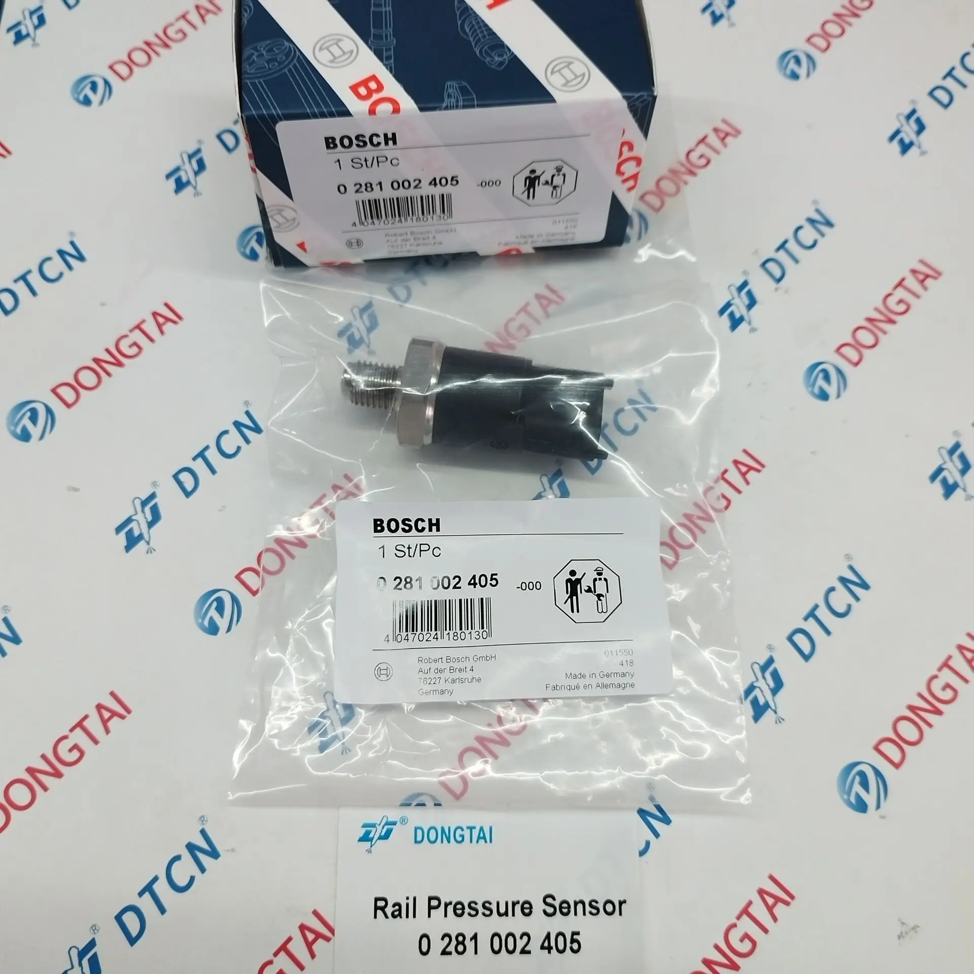 Diesel Fuel Rail Pressure Sensor 0281002405 0 281 002 405 for Daily MK3 ...